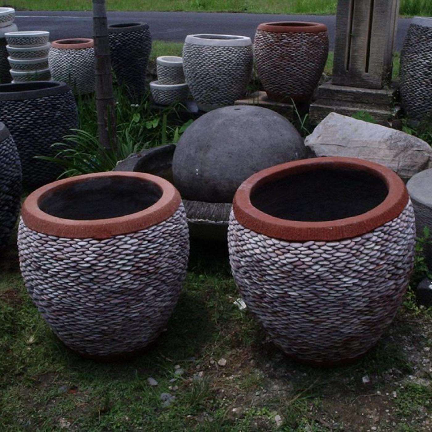 Balinese Stone Planter Pots | Bali Carving
