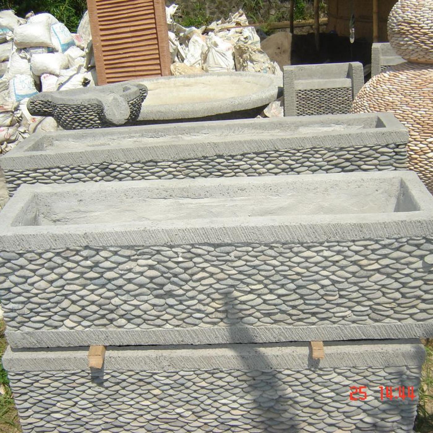 Natural Planter Stone Pot | Bali Carving
