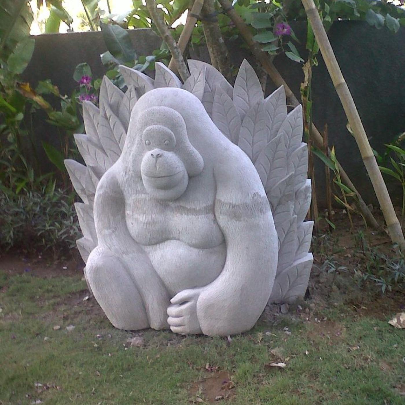 Bali Stone Monkey Statue | Bali Carving